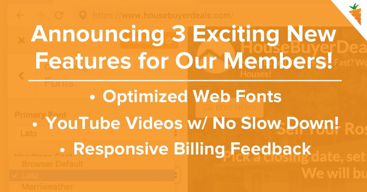 🔥 Fast Fonts, Optimizing YouTube & Better Billing Updates!