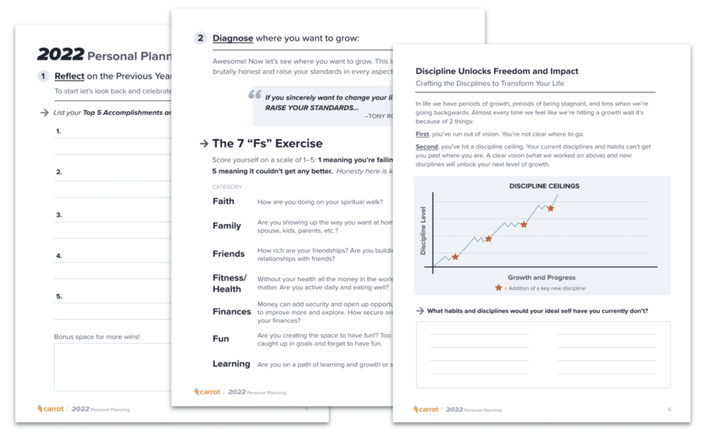 Carrot’s 2022 Planning | Make It Your Best Year Yet! | Carrot