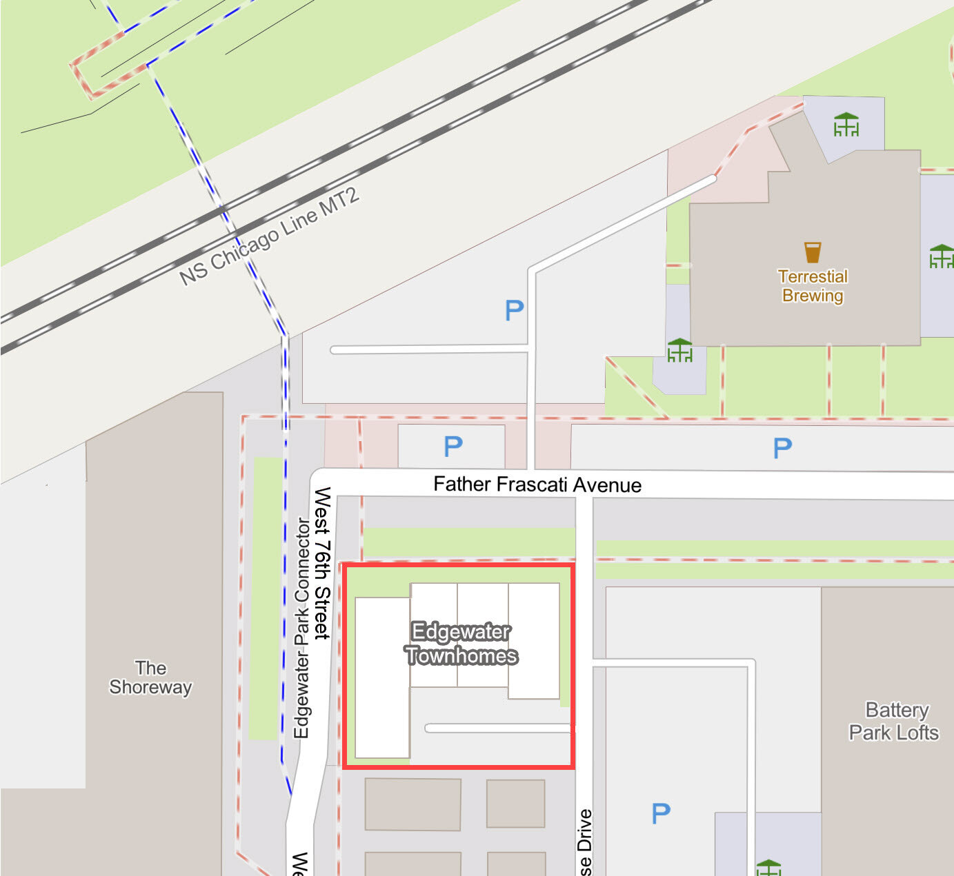 Battery Park Edgewater Townhomes Cleveland Ohio